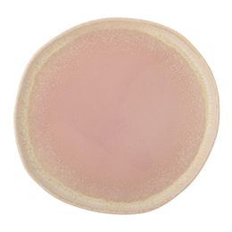 Bloomingville Teller Louisa in Rose aus Steingut &Oslash; 21 cm, rose skandinavische Deko Online Shop