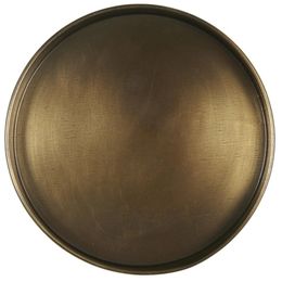 IB Laursen Kerzentablett aus Metall mit Kante H1,5/ &Oslash;16 cm, messing skandinavische Deko Online Shop