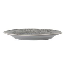Bloomingville Rani Essteller, Grau, Steingut &Oslash; 26,5 cm skandinavische Deko Online Shop