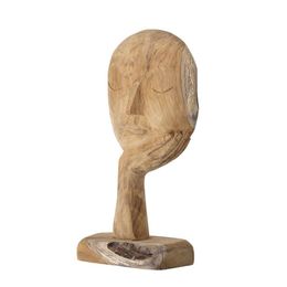 Bloomingville Figur Gesicht Cacia 18 x 10 x 35 cm, natur skandinavische Deko Online Shop
