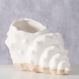 Boltze Vase Shelby Muschel 19 x 14 x 12 cm skandinavische Deko Online Shop