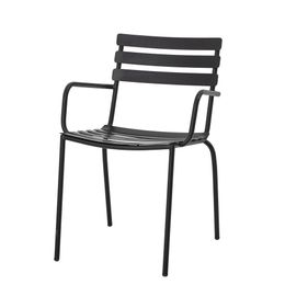 Bloomingville Outdoor Esszimmer Stuhl Monsi L55 x B55 x H81cm, schwarz skandinavische Deko Online Shop