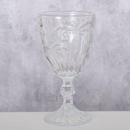 Boltze Weinglas Lapalma 17 cm, Transparent skandinavische Deko Online Shop
