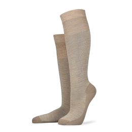 Kunert M&auml;dchen Kniestr&uuml;mpfe "Kniestrumpf Warm Up", Gr. 35, grau, Obermaterial: 45% Wolle WO. 39% Polyamid PA. 10% Baumwolle CO. 4% Polyacryl PAN. 2%