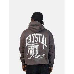 Crystal Paris Sweatshirt 'Arc' Herren Gr&ouml;&szlig;e S grau