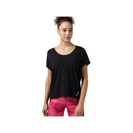 Reebok Shirt 'One Series Burnout' female Black size XS