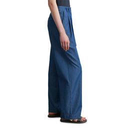 Marc O'Polo MARC O'POLO Damen Chinohose "mit TENCEL Lyocell", blau, Gr. 40, unifarben, Obermaterial: 82% Baumwolle, 18% Lyocell, Hosen