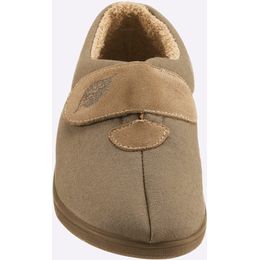Waldl&auml;ufer WALDL&Auml;UFER Damen Hausschuh, Gr. 37, beige, Textil, Basic, Schuhe
