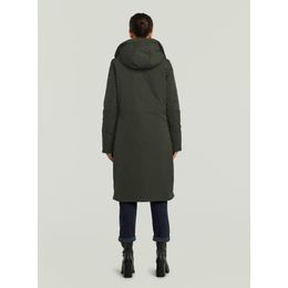 G-Star Raw G-STAR Damen Parka "Vodan 2.0 Long Jacke"asfalt, Gr. S, Obermaterial: 54% Elastomultiester, 46% Polyester, Jacken