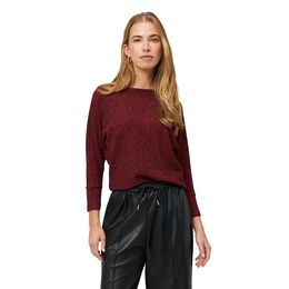 Zero Damen Kurzarmshirt "Damen mit U-Boot Ausschnitt"cabernet, festlich, Gr. 38, Jersey, Obermaterial: 64% Polyamid, 28% Metall, 8% Elasthan, Shirts,