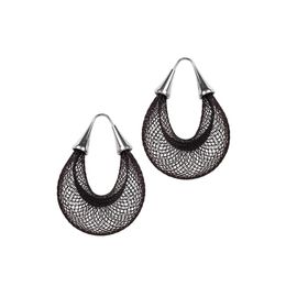 Gretchen Earrings 'Vlum Loop' female Black size ONESIZE