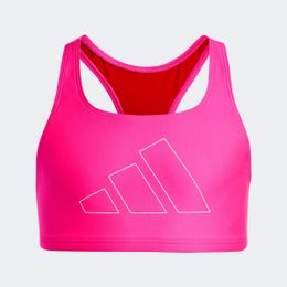 M&auml;dchen Bustier-Bikini "BBARS BK S GY"lucid pink, lucid pink, Gr. 164, adidas Performance, Obermaterial: 78% Polyester, 22% Elasthan. Futter: 100%