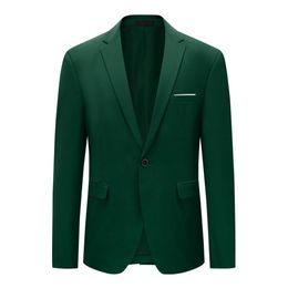 YOUTHUP Suit Jacket male Green size XS