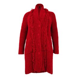 Yoek Knit Cardigan female Red size 46/48