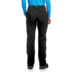 Maier Sports Damen Outdoorhose "DA-HOSE EL. HELGA"schwarz, Gr. 44, Obermaterial: 91% Polyester, 9% Elasthan, Hosen