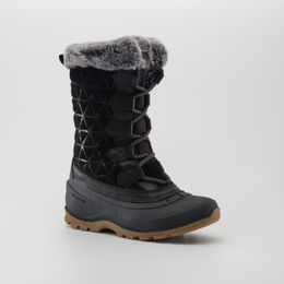 Kamik Damen Winterstiefel "SNOVALLEY6", Gr. 36schwarz, Leder, Synthetik, Schuhe, Winterschuhe, Winterboots, Snowboots, wasserdicht, gef&uuml;ttert