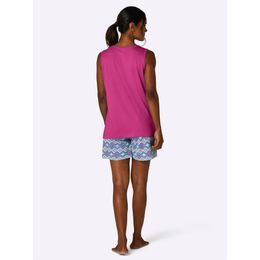 w&auml;schepur W&Auml;SCHEPUR Damen Shorty, Gr. 36, pink, 50% Baumwolle, 50% Viskose, Homewear-Sets