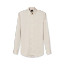 OLYMP Herren Businesshemd "OLYMP No. Six, Super Slim, Kent", beige, Gr. 46, 97% Baumwolle, 3% Elastolefin, Hemden