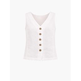 Amourlinen Vest 'Greta' female White size M