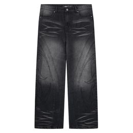 FAVELA Jeans male Black size 36
