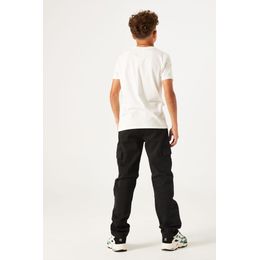 Garcia Jungen Cargohose, schwarz, Gr. 146, unifarben, Web, Obermaterial: 98% Baumwolle, 2% Elasthan, Hosen, for BOYS