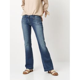 Toni Damen Bootcut-Jeans "Perfect Shape", blau, Gr. 18, unifarben, Denim/Jeans, Obermaterial: 93% Baumwolle, 5% Elastomultiester, 2% Elasthan, Jeans,