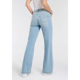 Herrlicher Damen Bootcut-Jeans "Edna Denim Comfort", blau, Gr. 33, Denim/Jeans, Obermaterial: 98% Baumwolle, 2% Elasthan, Jeans