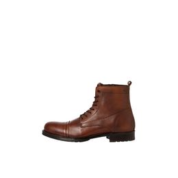 Jack & Jones JACK & JONES Herren Schn&uuml;rboots "JFWSHAUN", Gr. 40cognac used, Leder, Schuhe, mit Innenrei&szlig;verschluss