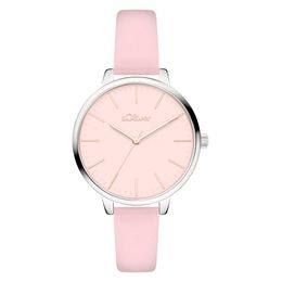 s.Oliver Analog Watch female Pink size One Size