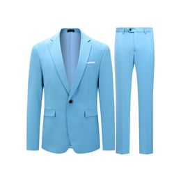 YOUTHUP Suit male Blue size 50