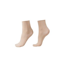 CALZEDONIA Socken 'GLITTER' Damen Gr&ouml;&szlig;e 36/41 creme