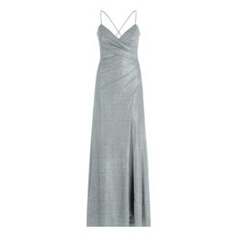 Vera Mont Abendkleid Damen Gr&ouml;&szlig;e 32 silber Winterkleid