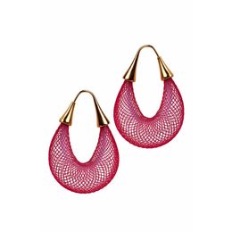 Gretchen Ohrringe 'Vlum Loop' Damen Gr&ouml;&szlig;e ONESIZE gold / pink