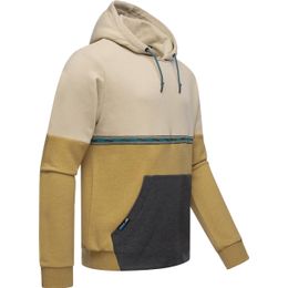 Ragwear Herren Hoodie "Blocky Hoody", beige, Basic, Gr. XL, Sweatware, Obermaterial: 70% Baumwolle, 30% Polyester, Sweatshirts, Sportlicher Herren