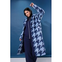 Studio Untold Mantel Damen Gr&ouml;&szlig;e XXXL/4XL marine / hellblau