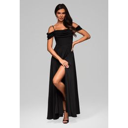 Ombre Abendkleid Damen Gr&ouml;&szlig;e 36 schwarz Winterkleid