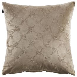 JOOP! Kissenbezug Impress, Sand, Textil, Karo, 45x45 cm, hochwertige Qualit&auml;t, Wohntextilien, Bez&uuml;ge, Kissenbez&uuml;ge