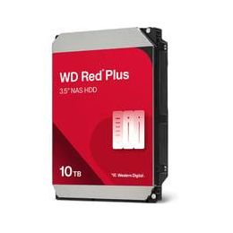 Western Digital Red Plus NAS-Festplatte 10 TB SATA 6 Gb/s, 3,5", 24/7