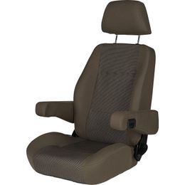 Sportscraft Sitz S8.1Fahrer- und Beifahrersitz ohne Lordosenst&uuml;tze Phoenix braun/beige - Sportscraft