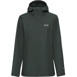Jack Wolfskin Outrovert 2L Damen Outdoorjacke dunkelgr&uuml;n M - Damenjacken