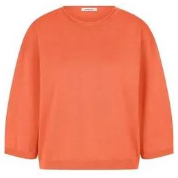 Rundhals-Pullover aus 100% SUPIMA&reg;-Baumwolle Peter Hahn orange, 44
