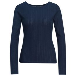Gina Damen Langarmshirt mit Strukturstreifen