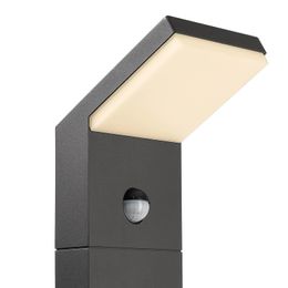 Deko-Light LED-Sensor-Wegeleuchte Tucanae, grau H&ouml;he 100 cm IP54 Metall