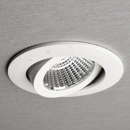 Deko-Light LED-Deckeneinbauleuchte Dione, IP44, 2.700 K, wei&szlig;, dimmbar