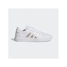 Adidas Sneakers "Grand Court Base 2.0" in Wei&szlig;/ Gold - 27% | Gr&ouml;&szlig;e 40 | Kindersneakers