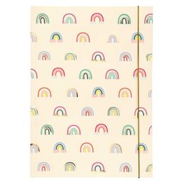 folia PAPER Sammelmappe "Rainbows" in Creme - 12% | Buero-schulbedarf