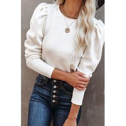 Milan Kiss Longsleeve in Creme - 60% | Gr&ouml;&szlig;e L | Damen-tops