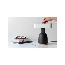 Designnest LED-Tischleuchte ''Dina Coin Lamp'' in Schwarz - (B)23 x (H)27 x (T)12 cm - 35% | Tischleuchten
