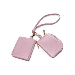 Puccini Leder-Schl&uuml;sselanh&auml;ngerset "Zen" in Rosa - (B)10 x (H)8 x (T)2 cm - 48% | Portemonnaies-etuis