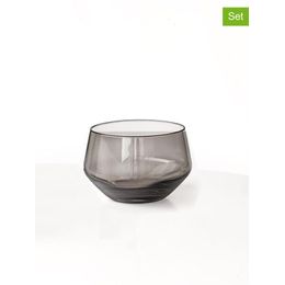 Zelected by Houze 4er-Set: Gl&auml;ser "Grace" in Grau - 270 ml - 44% | Gedeckter-tisch